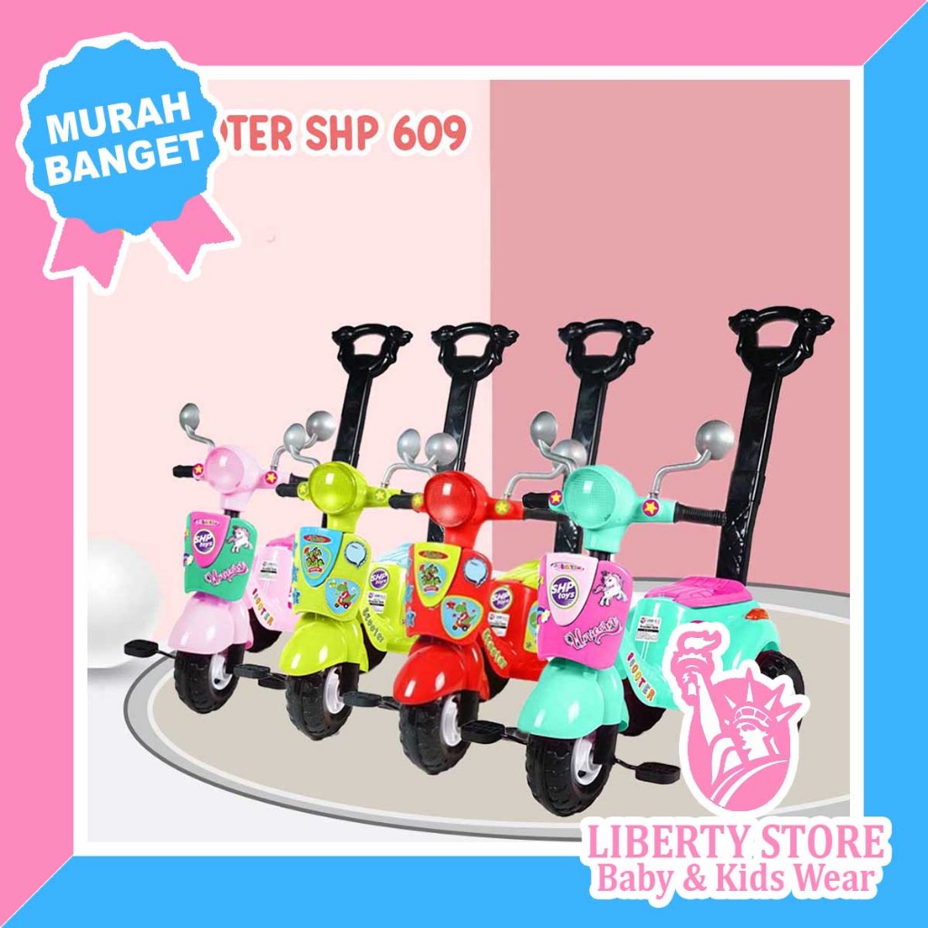 Jual Sepeda Dorong Anak Roda 3 SHP TOYS SCOOTER 609 | Shopee Indonesia