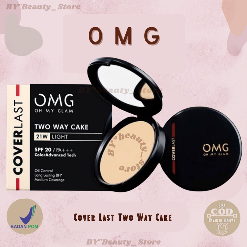 Jual OMG OH MY GLAM COVERLAST TWO WAY CAKE 12gr | Shopee Indonesia