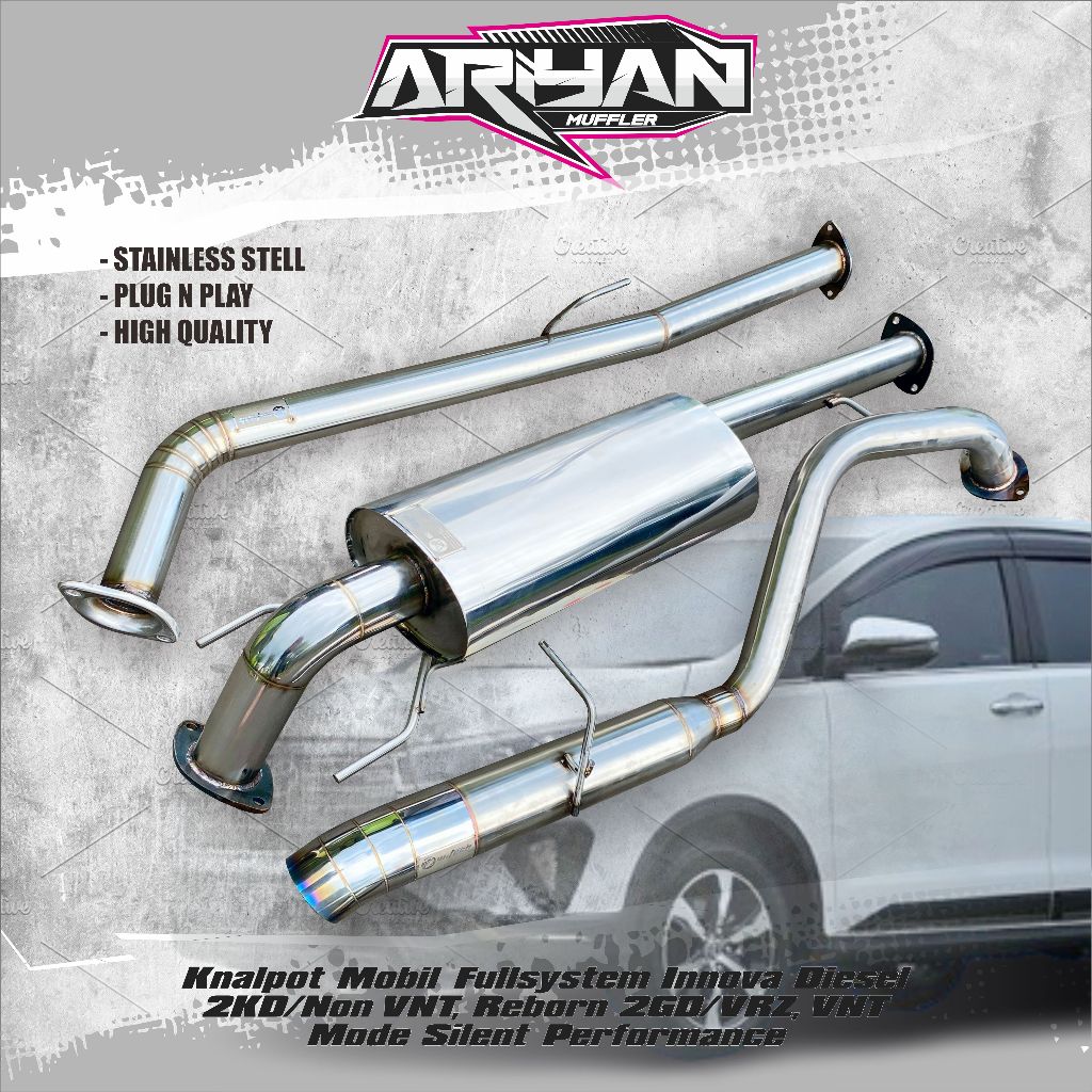 Jual Knalpot Fullsystem Innova Fortuner 2kd/2gd/vrz/vnt Silent - 2KD ...