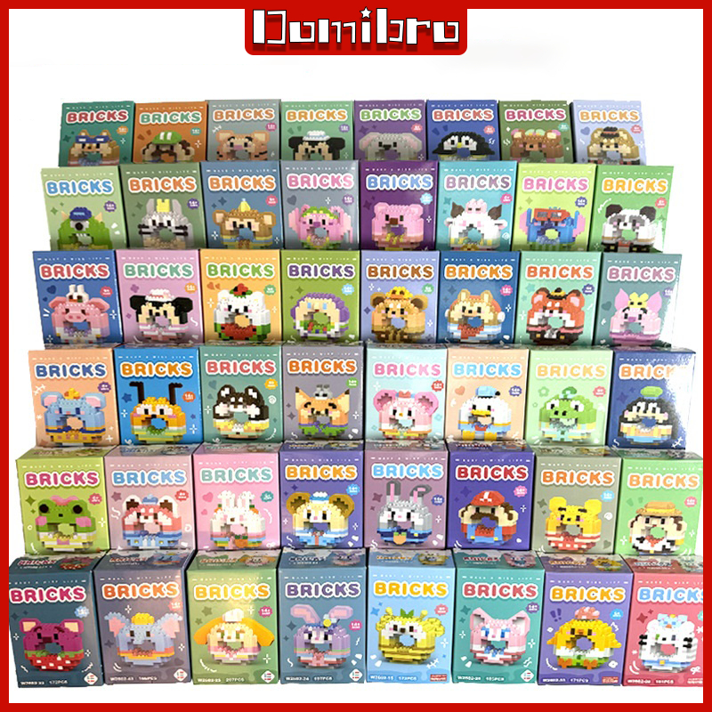 Jual Mainan karakter kartun Bricks DIY Sanrio Nano Block Mini Puzzle ...
