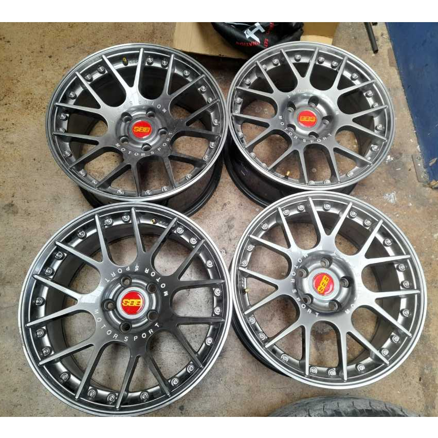 Jual Velg Mobil BekasType BBS R17 Pelek Racing Pcd 5X114 Pnp Civic Hrv ...