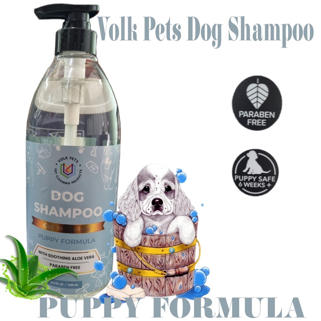 Jual Volk Pets Dog Shampoo Puppy Formula With Sooting 1Litter / Shampo ...