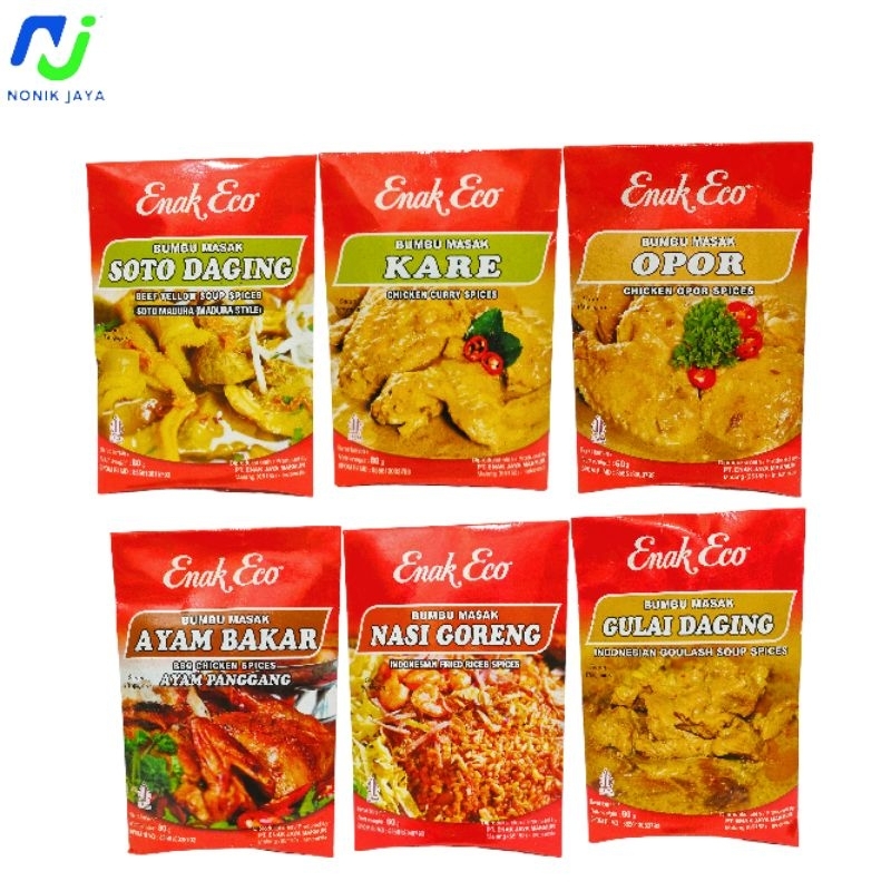 Jual Bumbu Masak Enak ECO All Varian×80g | Shopee Indonesia
