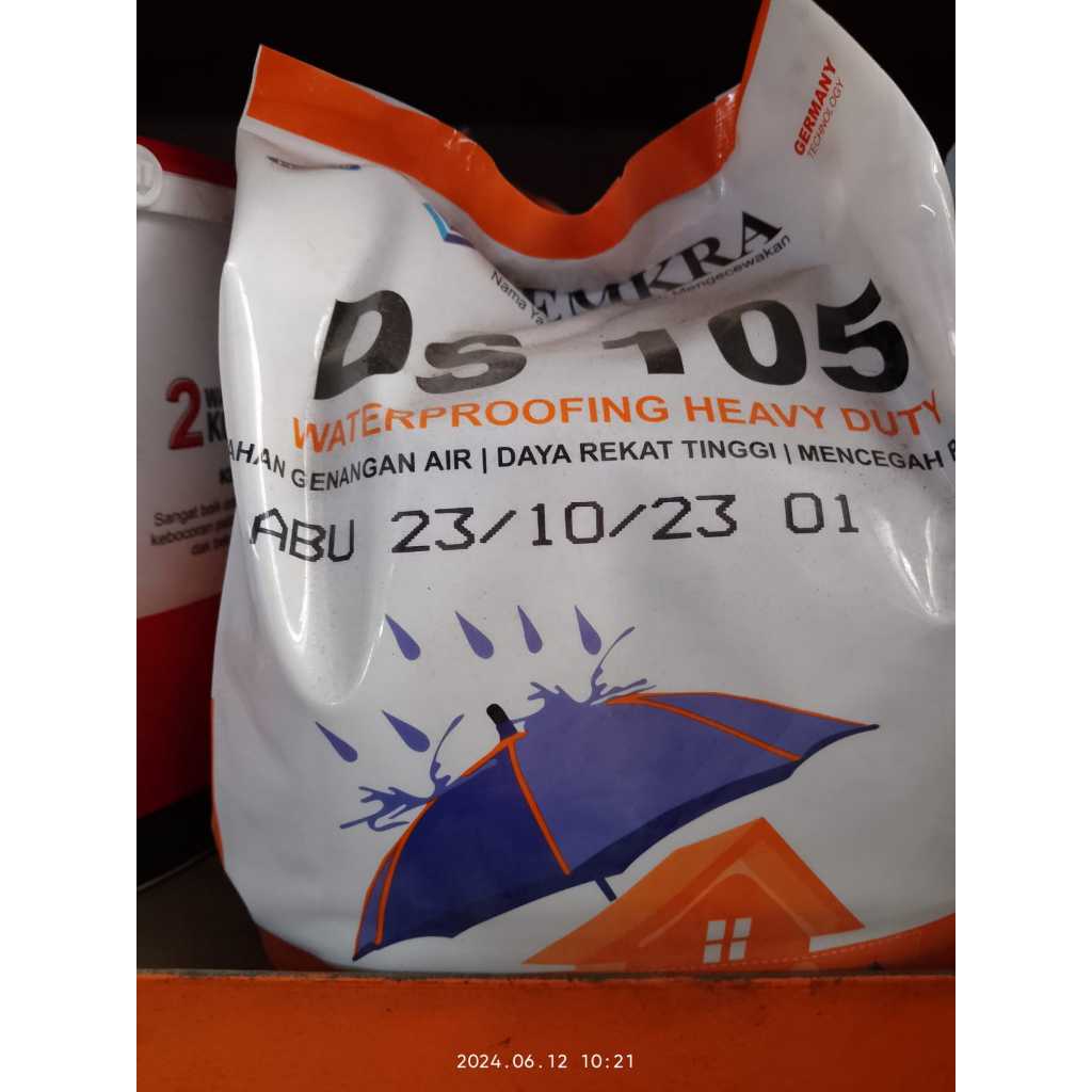 Jual Lemkra DS105 Waterproofing Abu-Abu 5kg | Shopee Indonesia