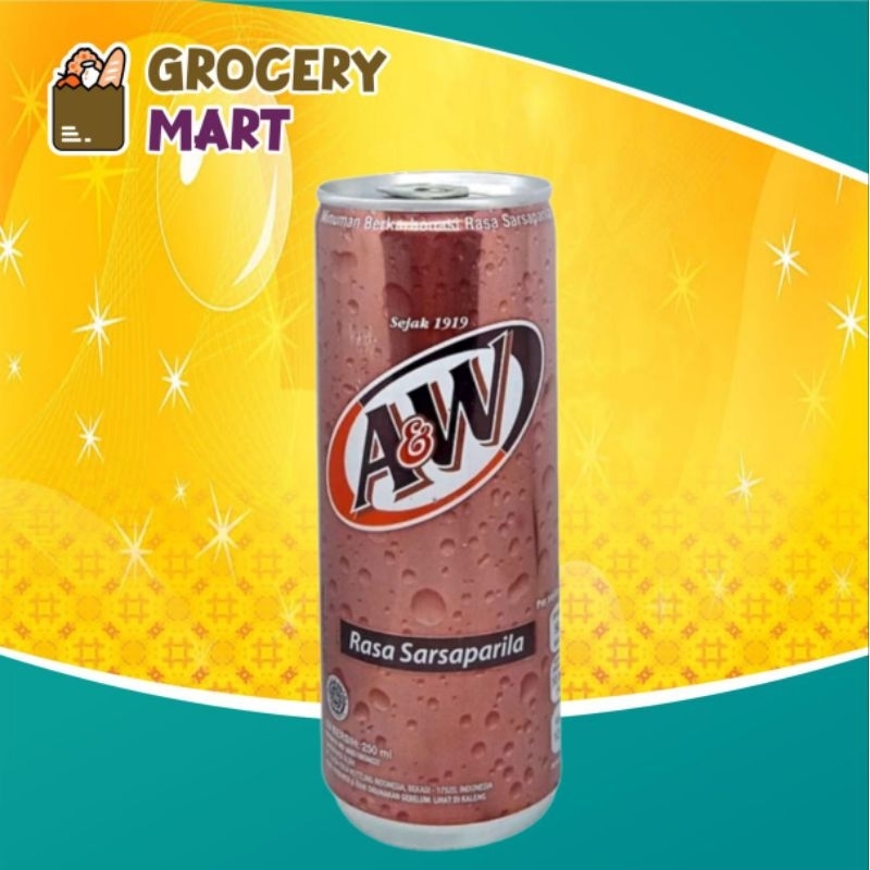 Jual AW Minuman Rasa Sarsaparila 250ml - 1 BOTOL | Shopee Indonesia