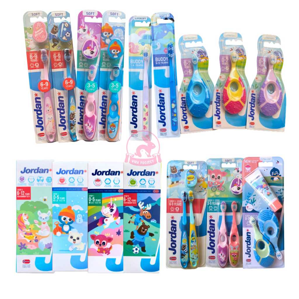 Jual JORDAN SIKAT GIGI STEP 1,2,3/GREEN CLEAN/PASTA GIGI/EXTRA SOFT ...