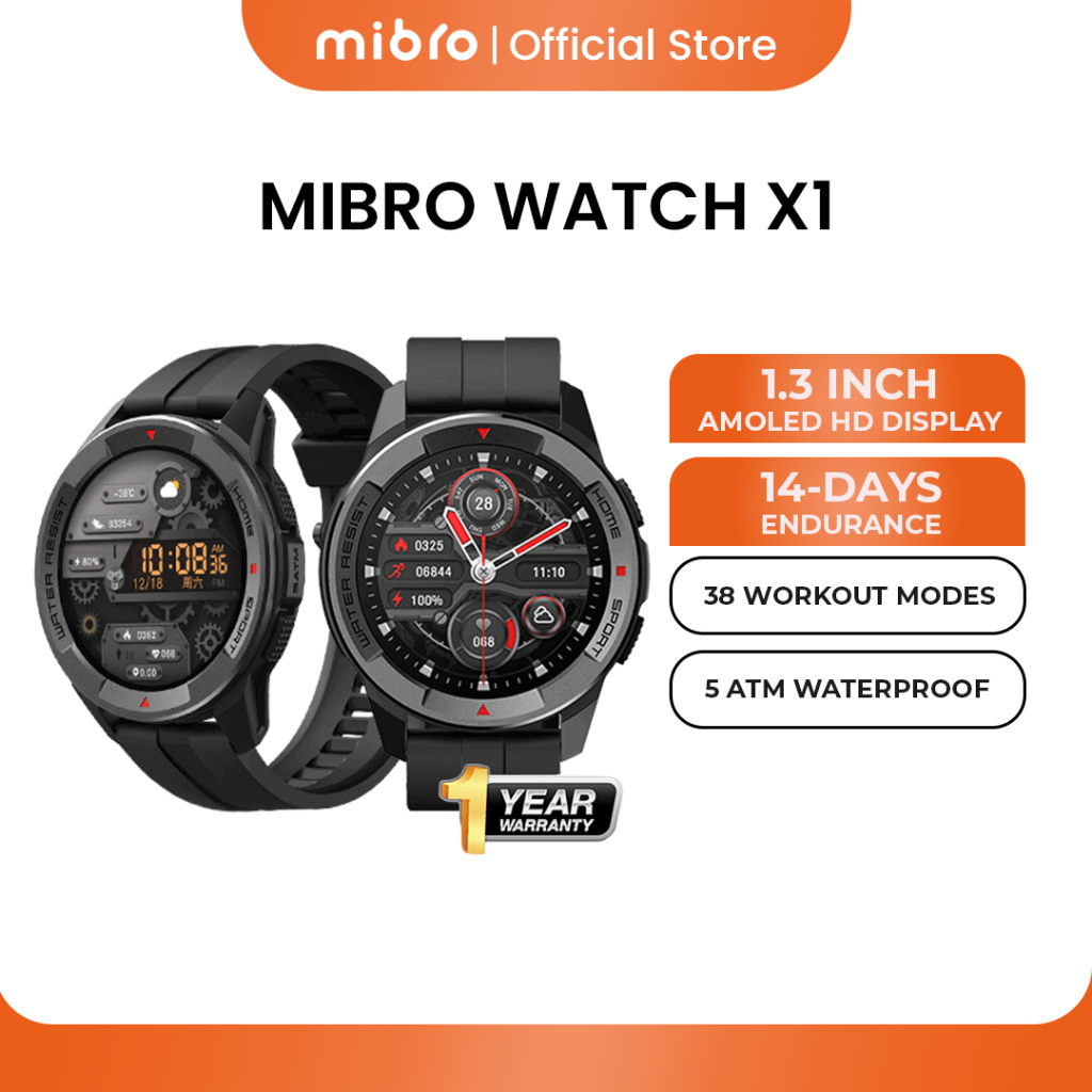 Jual Mibro Official X1 Fashion Smartwatch Jam Tangan Pintar Amoled ...