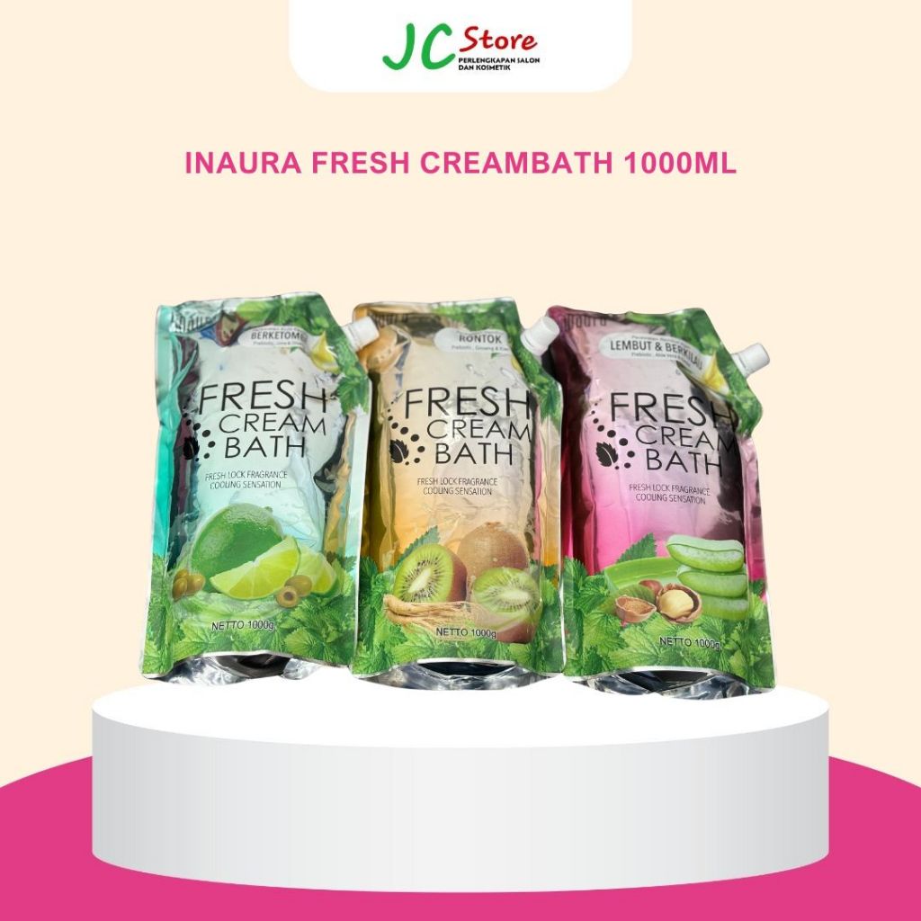 Jual INAURA FRESH CREAMBATH 1000G | Shopee Indonesia