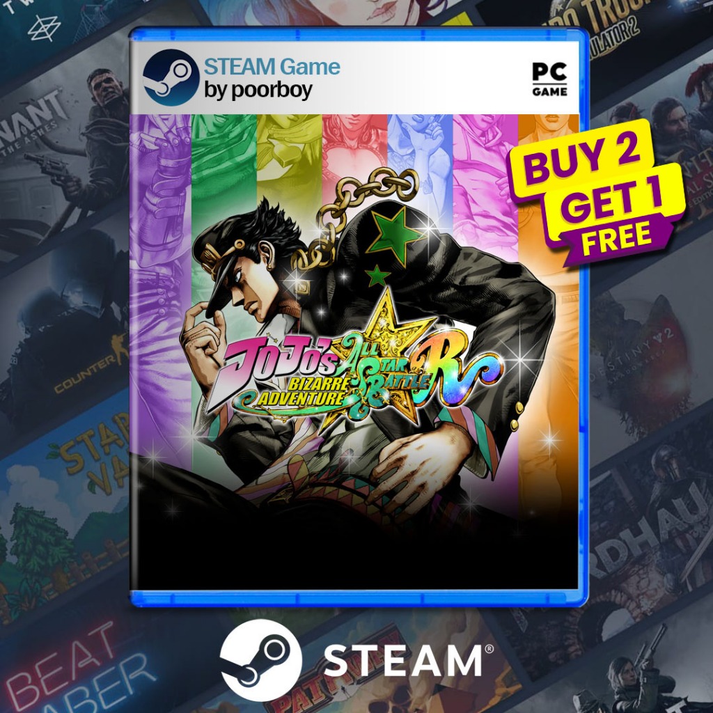 Jual JoJo's Bizarre Adventure: All Star Battle | 100% Original Game ...