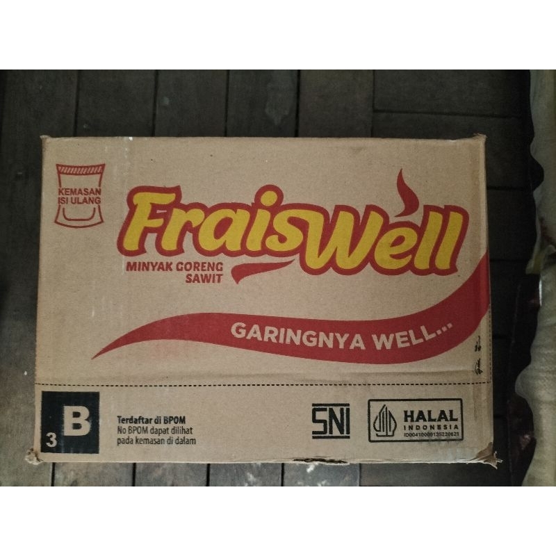 Jual Minyak FRAISWELL 1 Liter Satu Dus Isi 12 Pcs Kemasan Refill ...