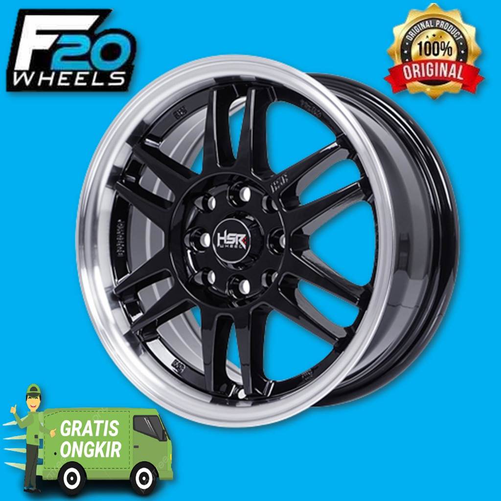 Jual VELG RACING MOBIL JAZZ TIPE HSR BOROKO BLY01 R16X7 H8X100-114,3 XENIA,AGYA,DLL | Shopee ...