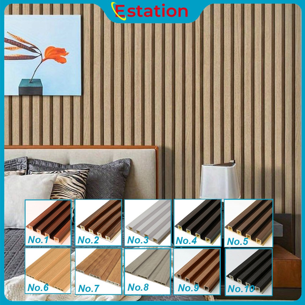 Jual WALL WPC WOOD PANEL WALLPANEL WPC PVC KAYU DINDING UKURAN 16.5CM x 2,9 METER KETEBALAN 23.5 ...