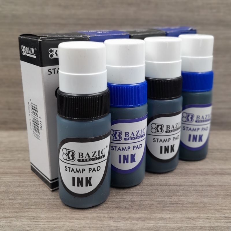 Jual TINTA STEMPEL BAZIC 50 CC | Shopee Indonesia