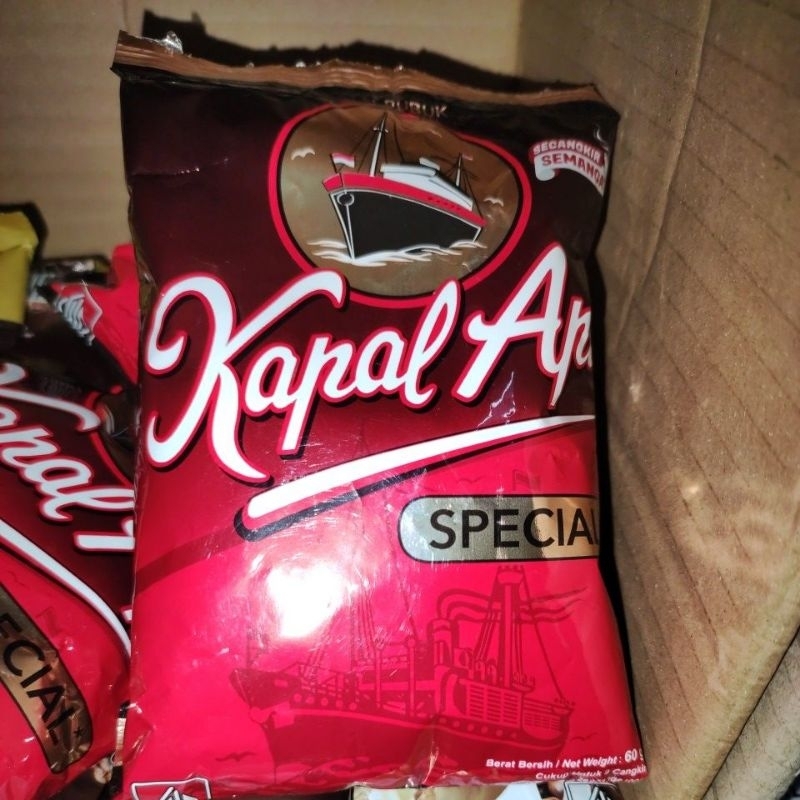 Jual kopi kapal api bubuk tanpa gula - kopi bubuk 60gr | Shopee Indonesia