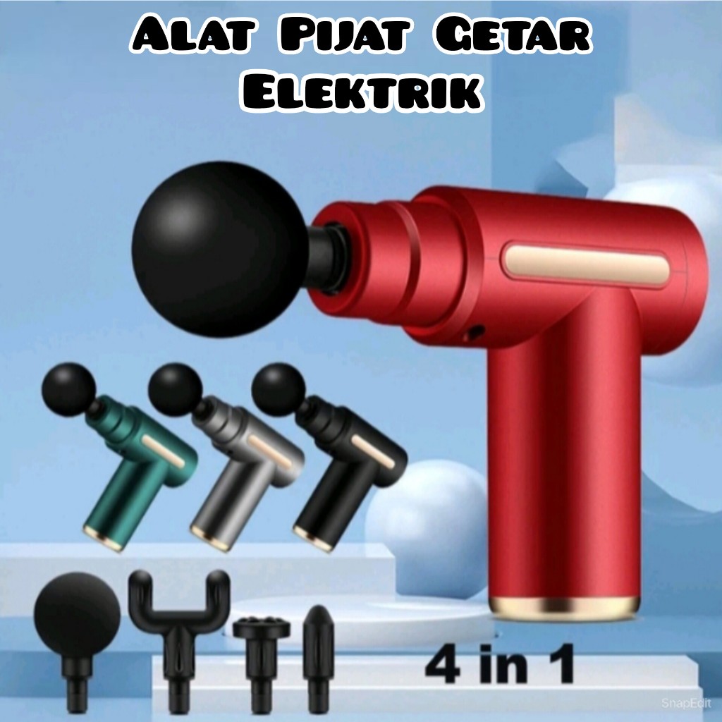 Jual Alat Pijat Getar Elektrik Terapi Otot Alat Pijat 4 In 1 Massage ...