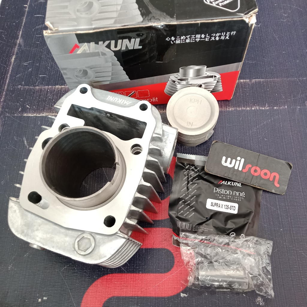Jual Cylinder Kit / Block Seher / Block Boring Set Honda Supra X 125 / Karisma / Kirana Mikuni ...