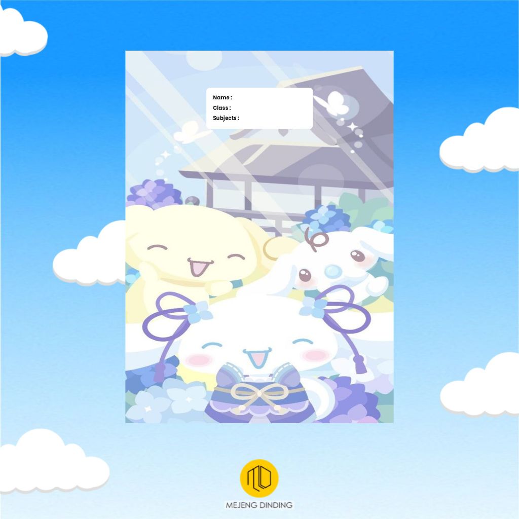 Jual ( ISI 10 LEMBAR ) SAMPUL BUKU FANCY MOTIF CINNAMON ROLL CINAMON ...