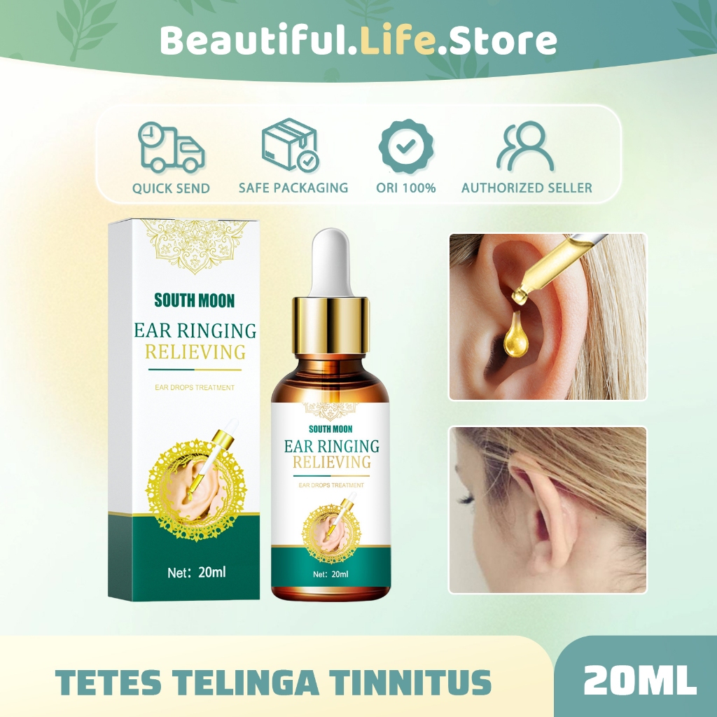 Jual SouthMoon【100%ORI/Beli 1 Gratis 1】 Ear Drops Treatment 20ml Tetes ...