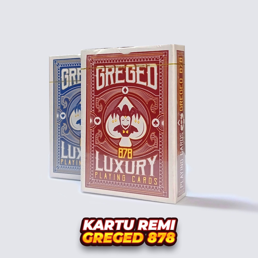Jual Kartu Remi GREGED 878 Card Games ( Free box Card ) | Shopee Indonesia