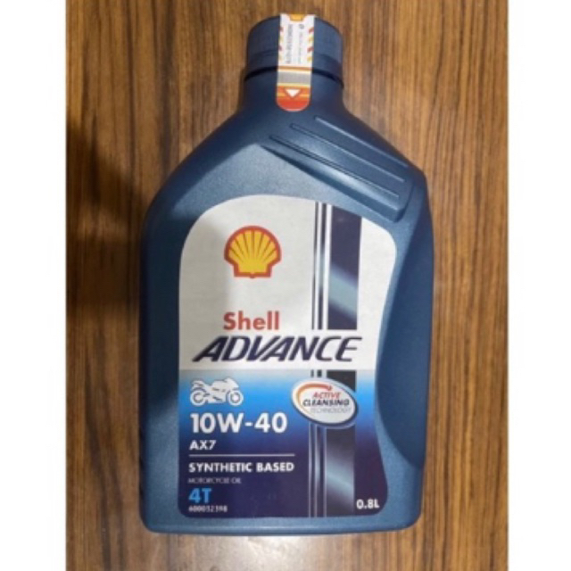 Jual Oli Mesin Motor Shell Advance AX7 10W-40 0,8ml Oli Shell Advance ...