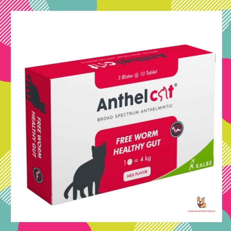 Jual Obat Cacing Kucing per Box - Anthel & Drontal Cat Kalbe Farma per ...