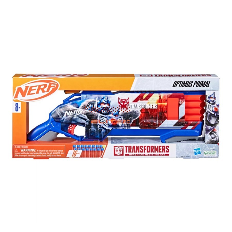 Jual Nerf Transformers Optimus Primal 20-Inch Dart Blaster Hasbro ...