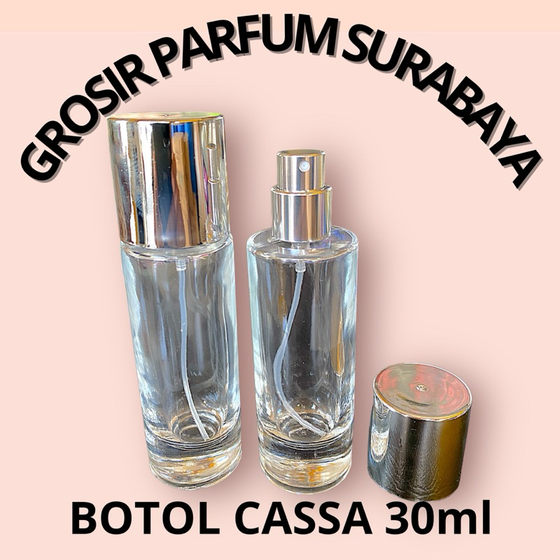 Jual Botol Parfum CASSA 30ml DRAT - Botol Tutup SILVER | Shopee Indonesia