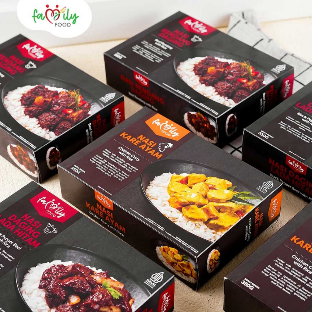Jual Makanan Siap Saji (Rendang Daging, Daging Lada Hitam, Kare Ayam ...