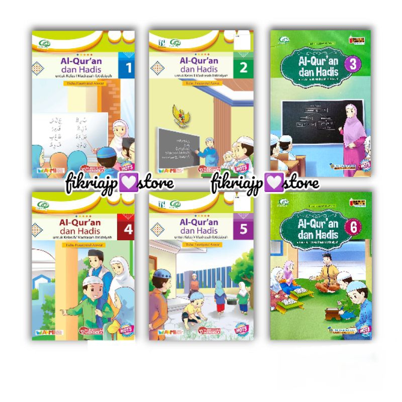 Jual Buku Al Qur'an dan Hadist Kelas 1 2 3 4 5 6 Kurikulum K13/Kurikulum Merdeka - Aqila (Tiga ...
