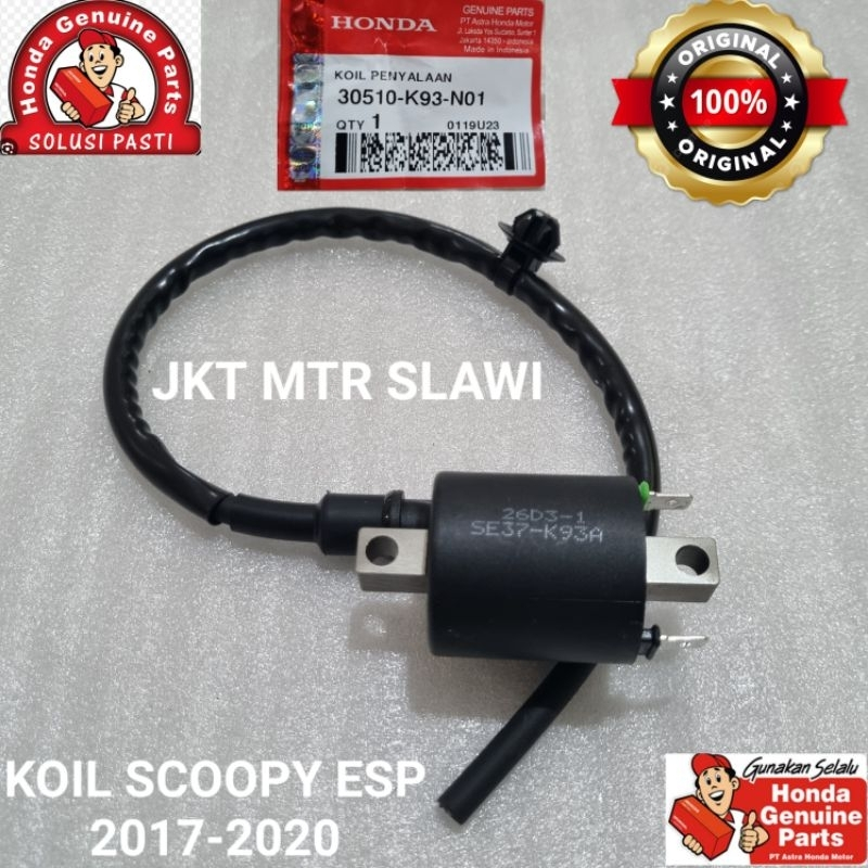 Jual 30510 K93 N01 Coil comp ign koil honda scoopy esp tahun 2017-2020 ...