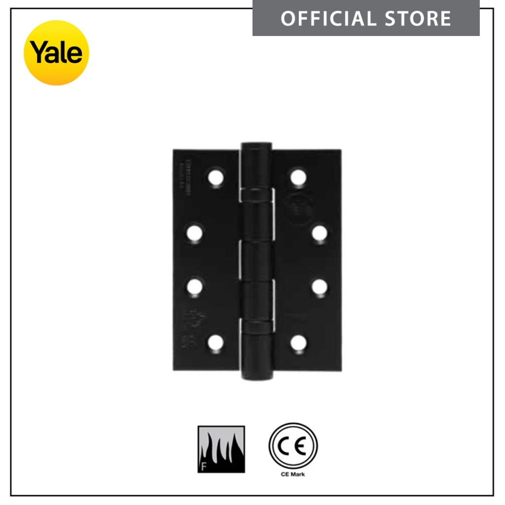 Jual YALE Engsel Pintu Hitam YH6101 BK – Butt Hinges Stainless Steel ...