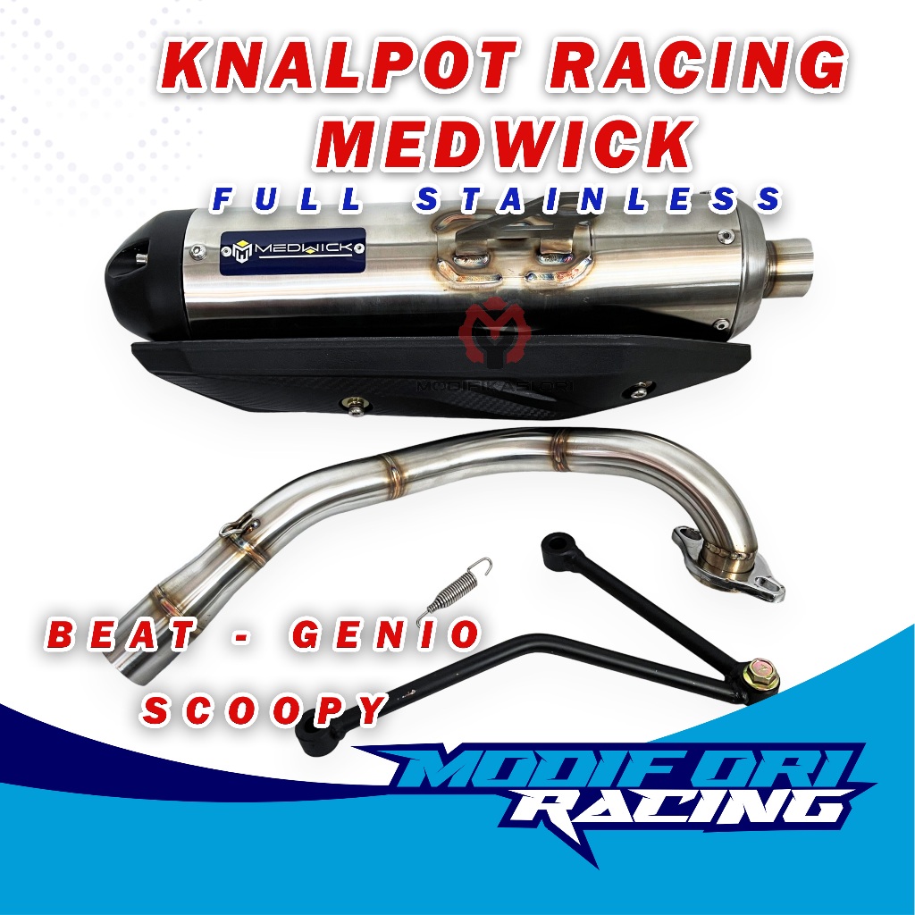 Jual BEAT-Knalpot Racing Full Stainless - Medwick Knalpot Standar ...