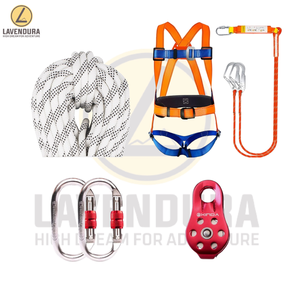 Jual Set Rescue Equipment Paket Alat Panjat Ketinggian Karmantel Statis ...