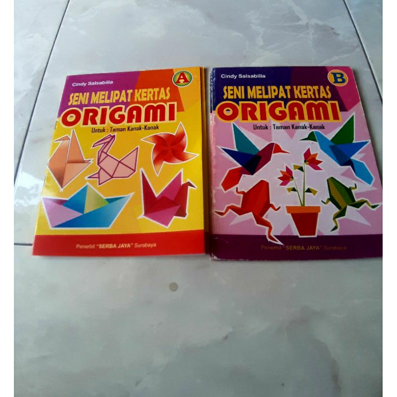 Jual Buku Anak Seni melipat kertas Origami | Shopee Indonesia