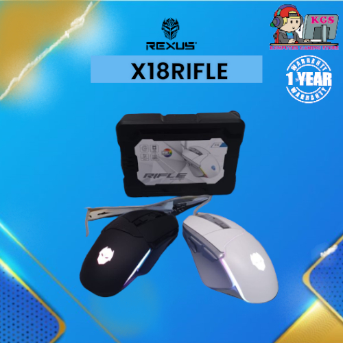 Jual Rexus gaming mouse xiera X18 RIFLE | Shopee Indonesia