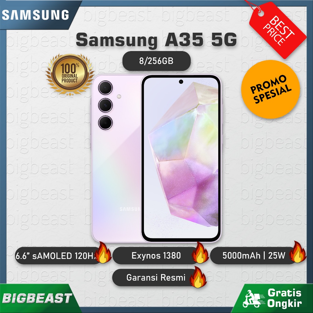 Jual Samsung Galaxy A35 5G 8/256GB Garansi Resmi | Shopee Indonesia