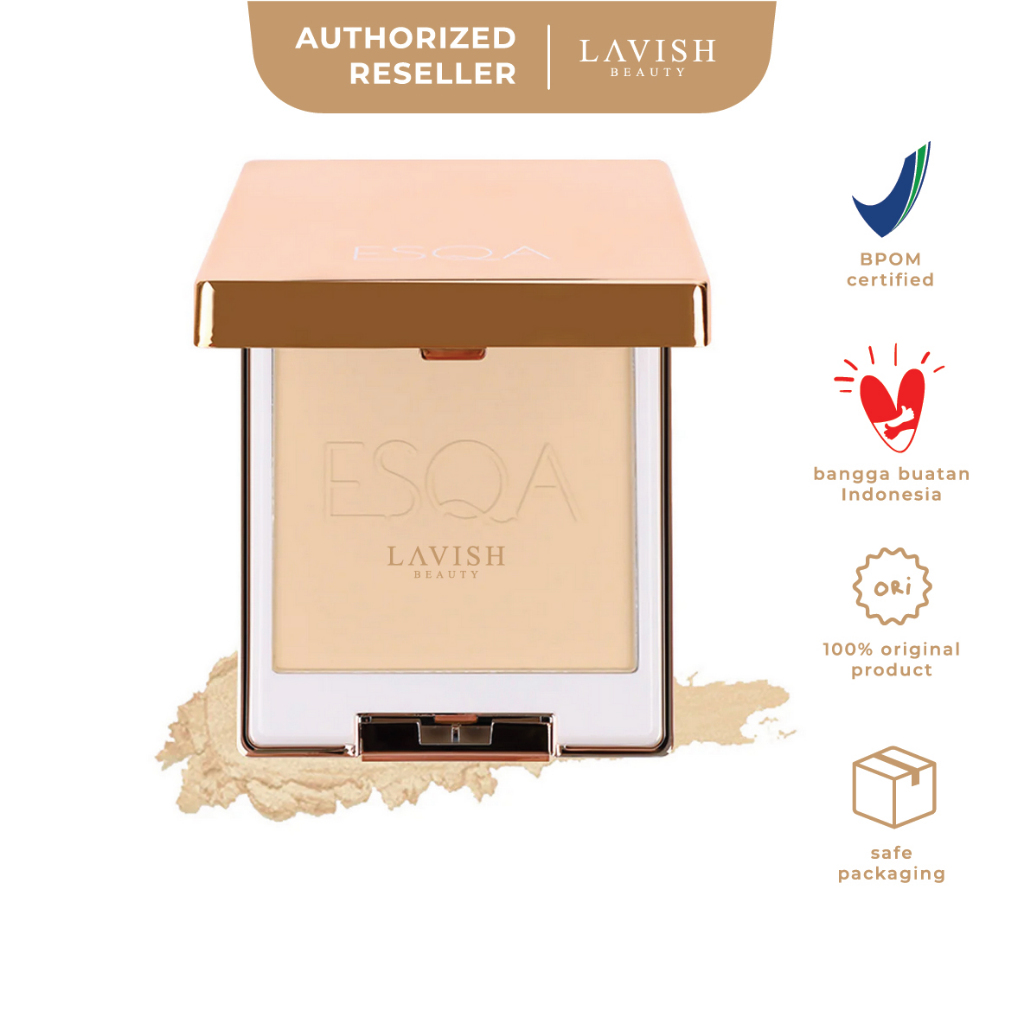 Jual ESQA Flawless Powder Foundation (6.5gr) | Shopee Indonesia