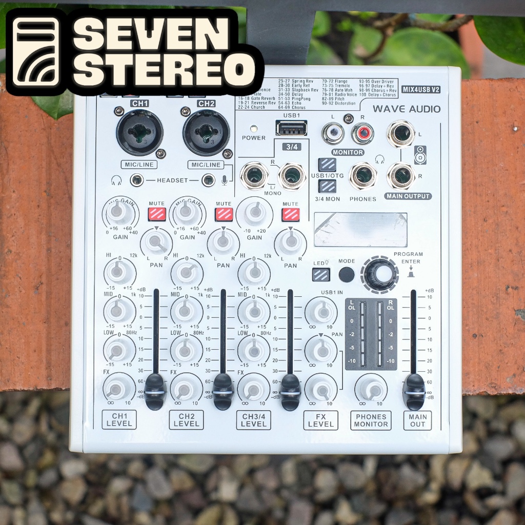 Jual WAVE MIX4USB V2 4 Channel Input Mixer Audio | Shopee Indonesia