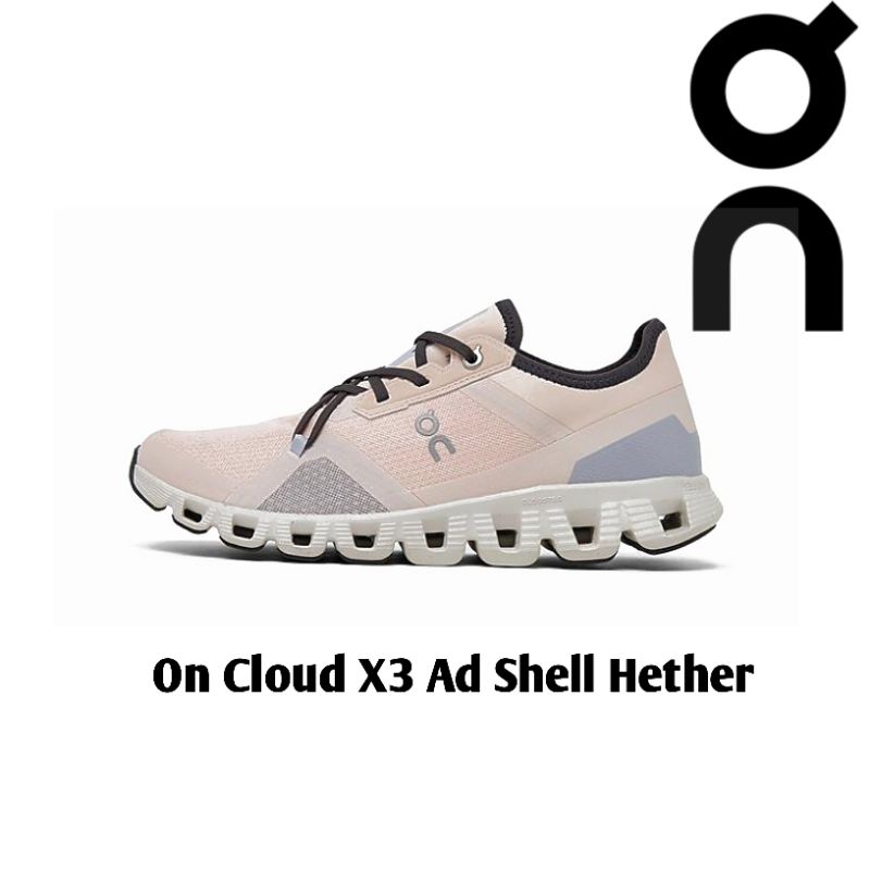 Jual On Cloud X3 Ad Shell Heather Pink | Shopee Indonesia