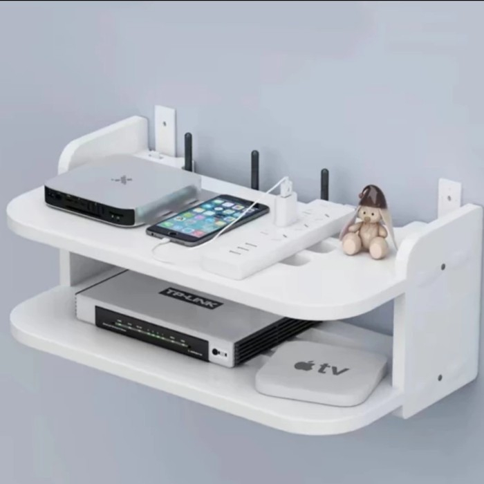 Jual Rak wifi router gantung dinding / rak gantung tempat modem / Rak ...