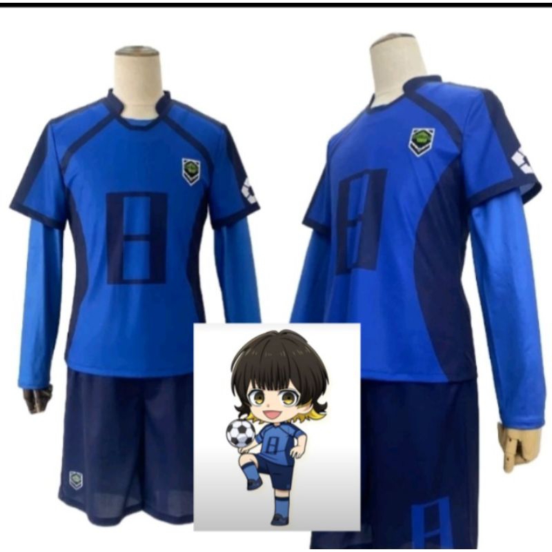 Jual WTS Kostum Cosplay Blue Lock Jersey Bachira Holoun (PRELOVED ...