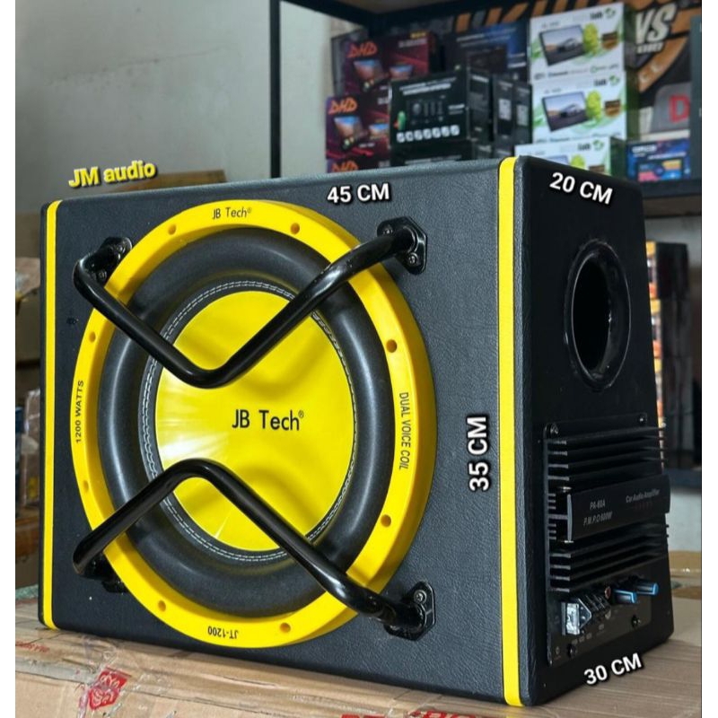 Jual Speaker SUBWOOFER (Active) BASS TUBE/BOX 12inch JB-TECH JT-1200 ...