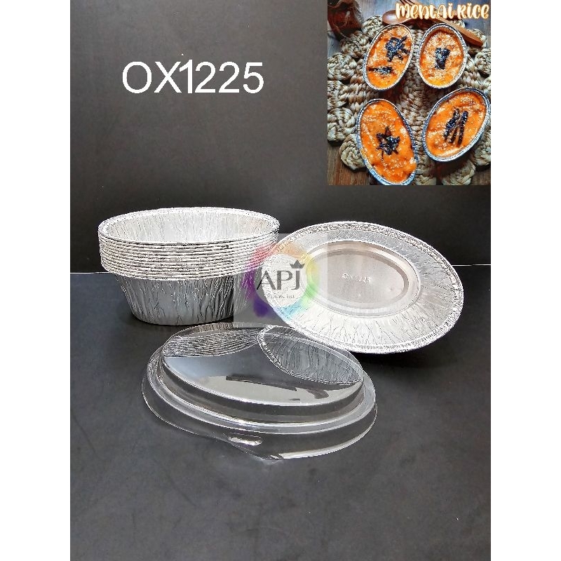 Jual Alumumium Tray OX 1225 / OX 1225 + Tutup / Makaroni Schotel / Cup ...