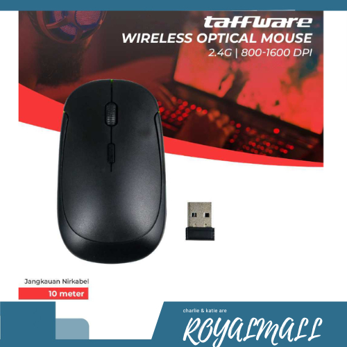 Jual Wireless Optical Mouse USB 2.4G 800-1600DPI / Mouse Laptop ...