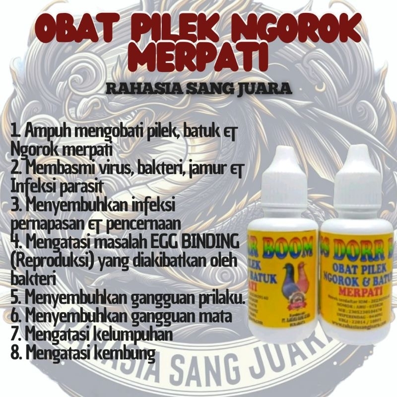Jual VITAMIN MERPATI OBAT PILEK NGOROK MERPATI CAIR 30ML | Shopee Indonesia