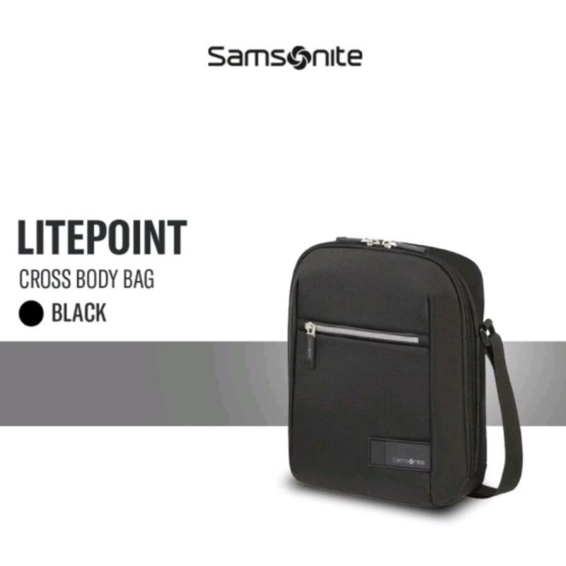 Jual Tas Samsonite LitePoint Tablet CroosOver 9.7 inch - Black | Shopee ...