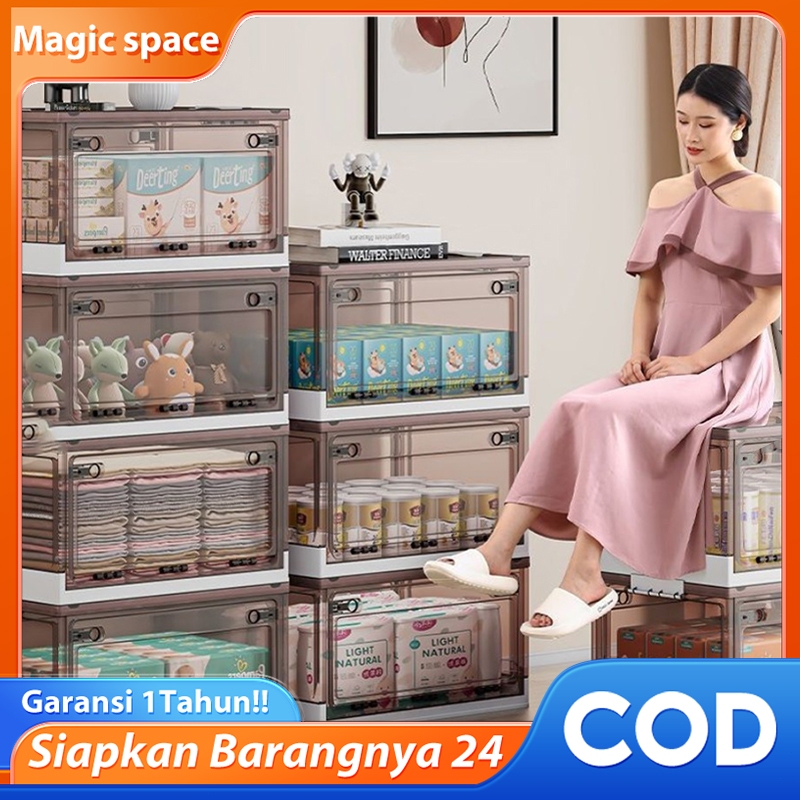 Jual MAGIC Box Baju Kotak Penyimpanan Serbaguna Container Box Folding ...