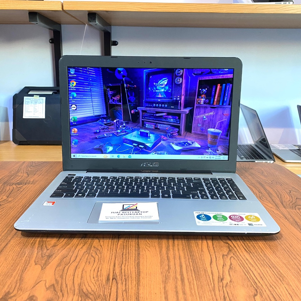 Jual ASUS X555BA, AMD A9-9420, ram 4gb, ssd 128gb, hdd 500gb | Shopee ...