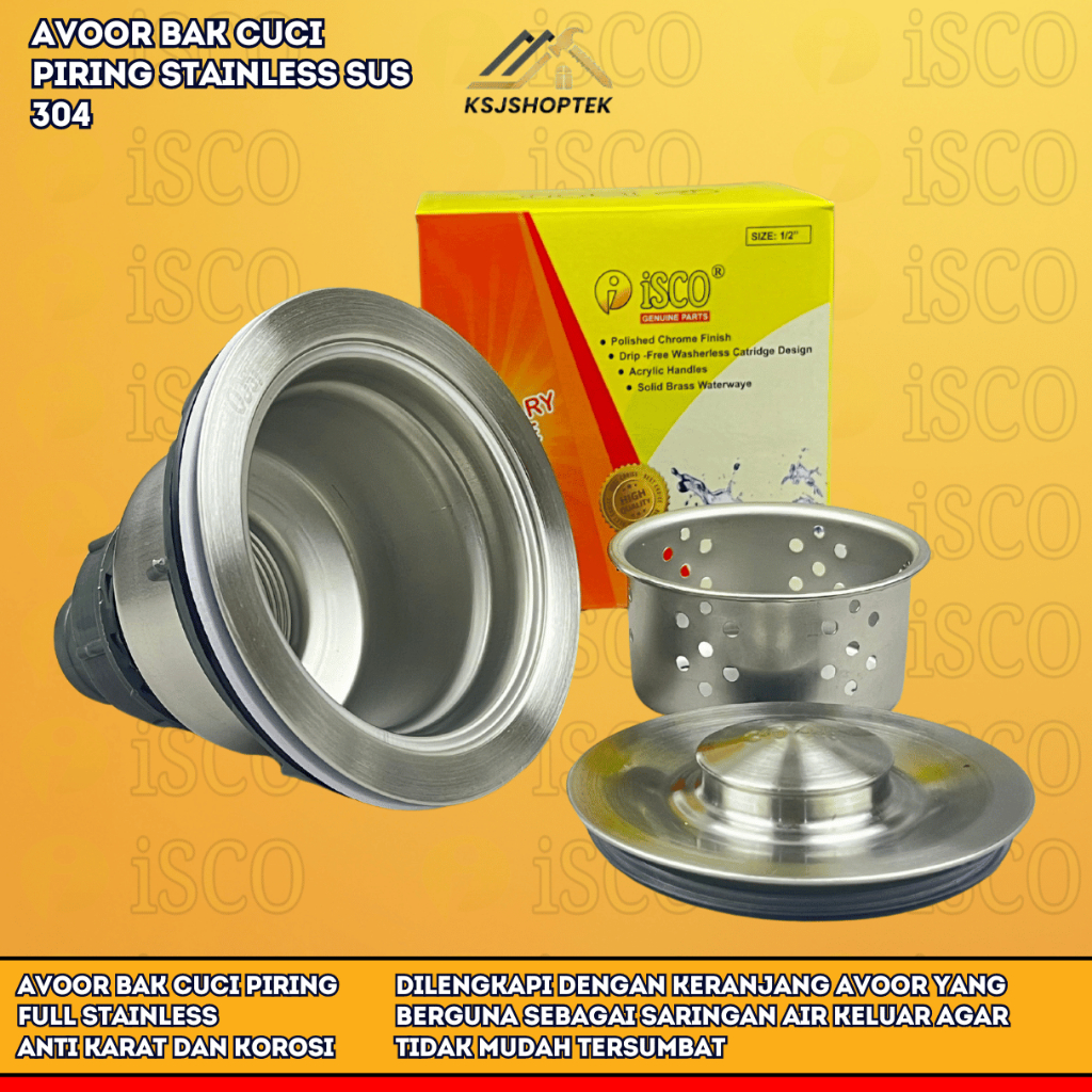 Jual Afur BCP ISCO / Saringan Bak Cuci Piring BCP Full Stainless Cuci ...