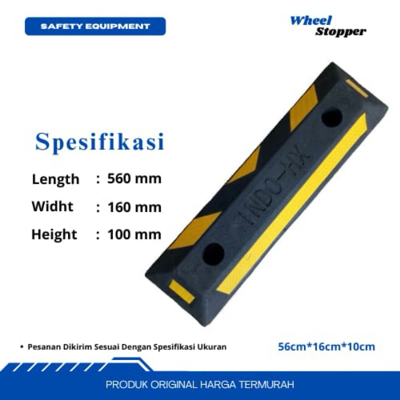 Jual HX Whell Car Stopper Whell Stopper STOP Kuning Hitam Penahan Atau ...